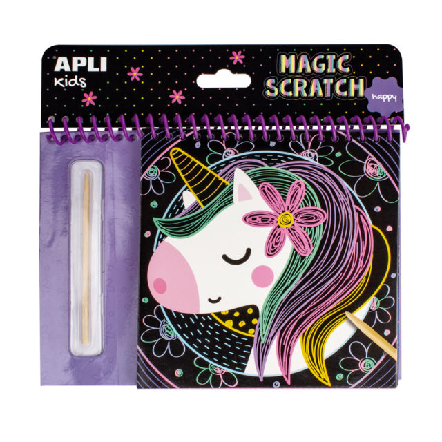 APLI Kids Magic Scratch Pad Happy | Kids Made