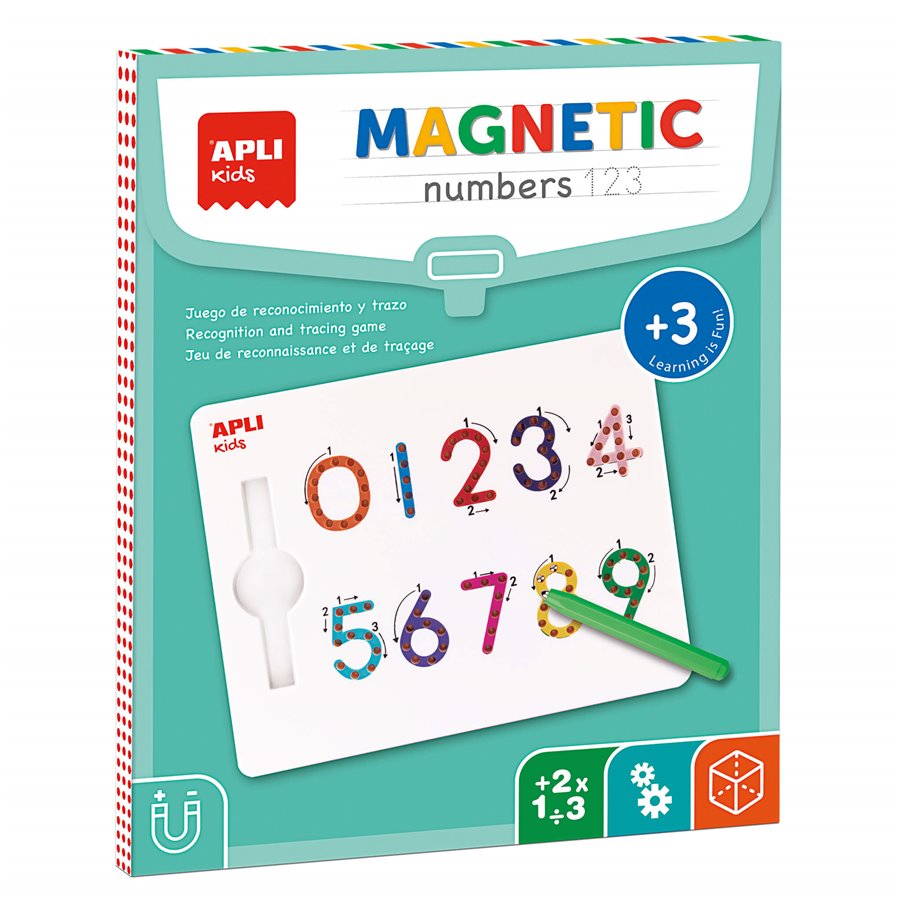 APLI Kids Magnetic Board Numbers | Kids Made